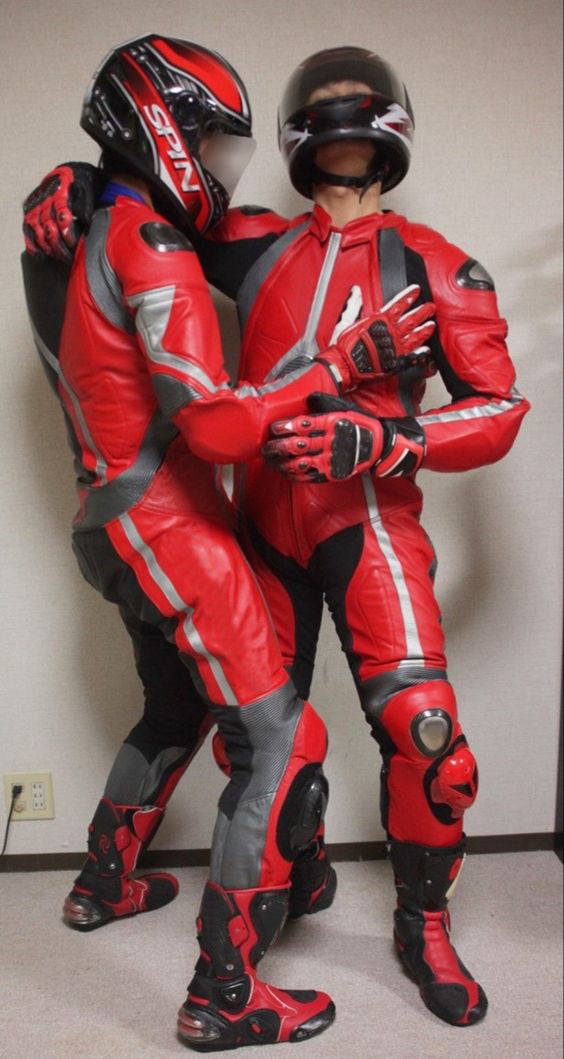 NEW GAY BLUF EIGHT PACK PADDED 1 PIECE MOTORCYCLE RACING LEATHER SUIT ...